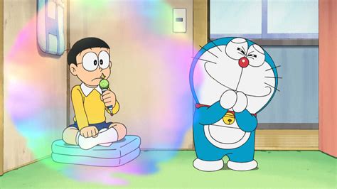 An Emotional Heart Touching Expression Ayaushi Lion Mask Doraemon