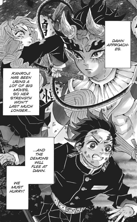 Zohakuten And Tanjiro Demon Slayer Kimetsu No Yaiba Manga Panel