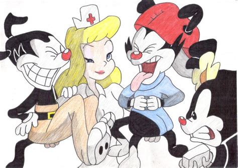 Animaniacs Yakko Wakko Dot And Hello Nurse By Treegecko On Deviantart