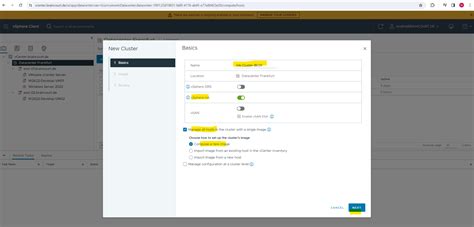 Set Up And Deploy A Vmware Esxi Host Cluster And Datastore Cluster