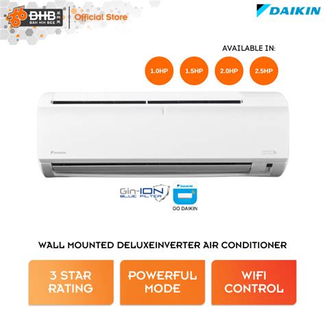 Daikin Standard Non Inverter Air Conditioner Ftv P R32 1 0 1 5 2 0 2 5hp Ftv28pb Ftv35pb Ftv50pb