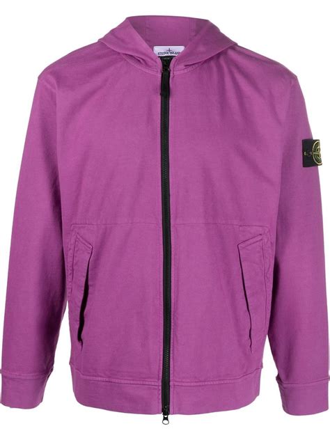 Stone Island Full Zip Hoodie Sweatshirt Editorialist