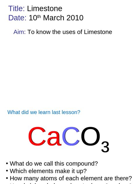 Limestone 2 Pdf Calcium Hydroxide