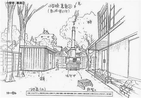 Elementary School Courtyard Drawing