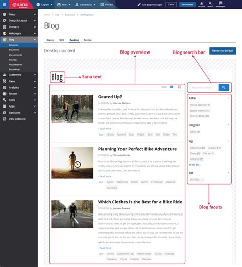Blog Layout