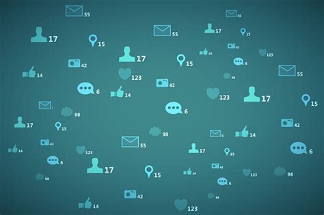 파란색 배경에 창조적 인 소셜 미디어 아이콘 네트워크 기술 및 통신 개념과 마찬가지로 3d 렌더링 3차원 형태에 대한 스톡 사진 및 기타 이미지 Istock