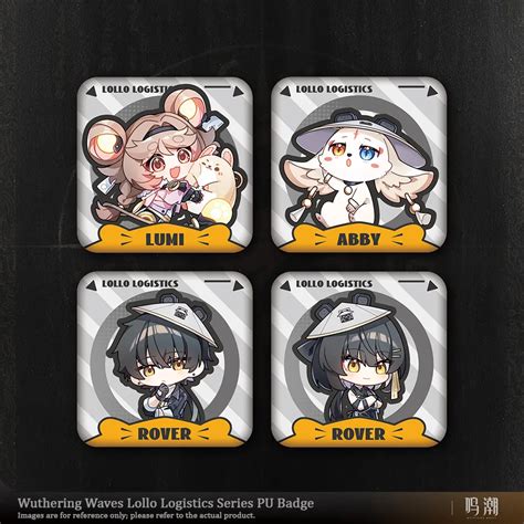 Official Wuthering Waves Lollo Logistics Badge Acgn Merch Shop