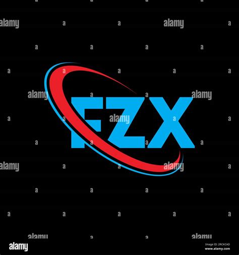 FZX Logo FZX Letter FZX Letter Logo Design Initials FZX Logo Linked With Circle And Uppercase