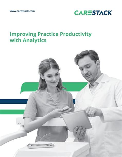 Improving Practice Productivity With Analytics Pdf Dental Health