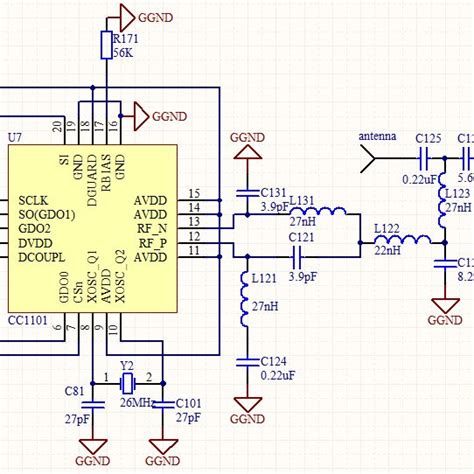 Cc1101 External Circuit Is Recommended Download Scientific Diagram