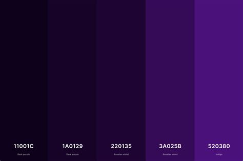 3 Dark Purple Color Palette Color Palette With Dark Purple Hex