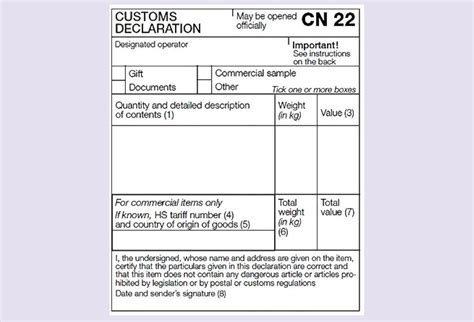 Cn22 And Cn23 Customs Forms What You Need To Know