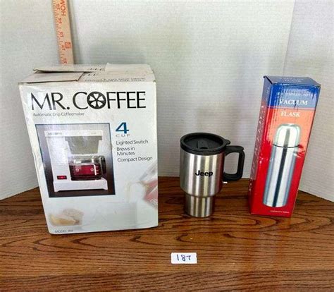 3pc Coffee Maker Vacuum Flask And More Bhhs Ga Properties Auction Group