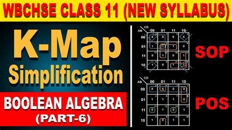 Computer Application Class 11 Simplifications Using Kmap Pos