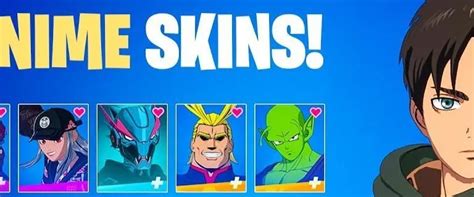 Todas Las Skins De Anime De Fortnite