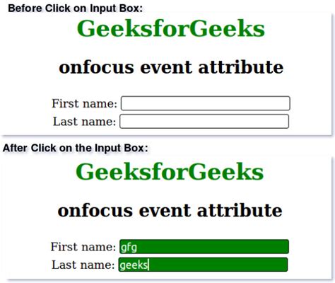 Html Onfocus用法及代码示例 纯净天空