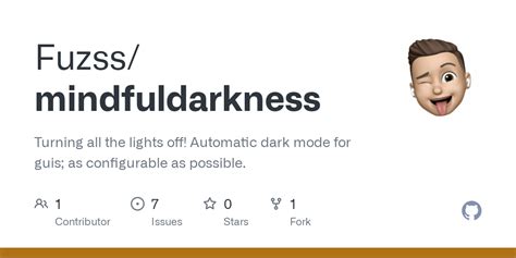 Github Fuzssmindfuldarkness Turning All The Lights Off Automatic Dark Mode For Guis As