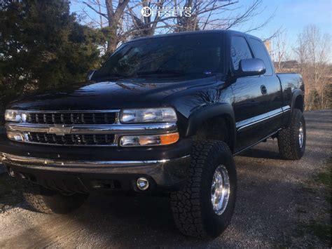 2000 Chevrolet Silverado 1500 With 16x10 24 Raceline Rockcrusher And