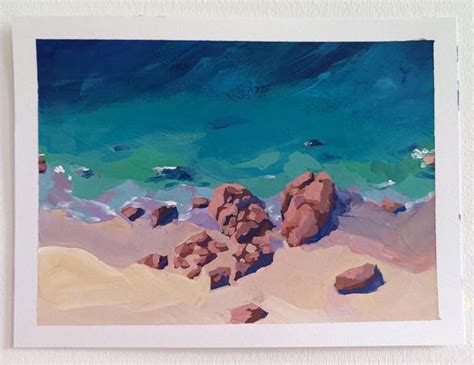 Beach Study Rgouache