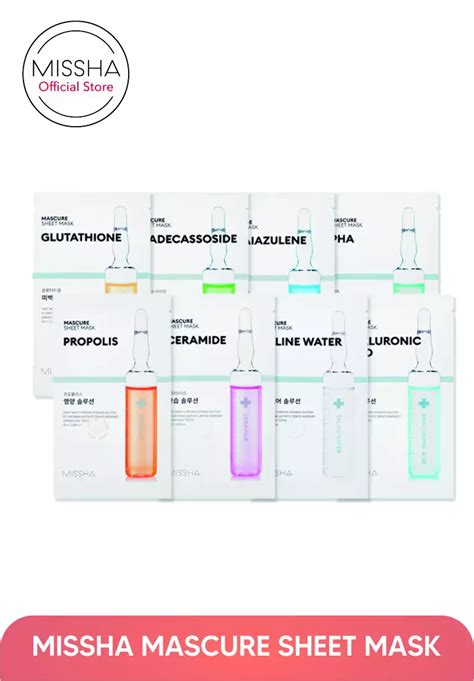 Jual Missha Missha Mascure Peeling Solution Sheet Mask [pha] Original 2025 Zalora Indonesia