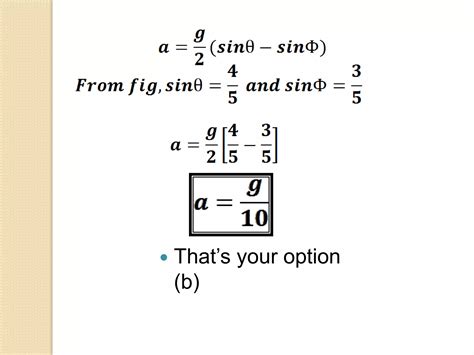 Masses On A Slope Connected With String Pptx Physics Science