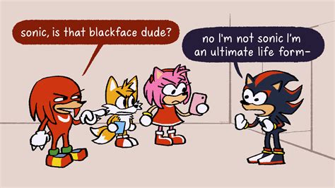 Linguinesoup Amy Rose Knuckles The Echidna Shadow The Hedgehog