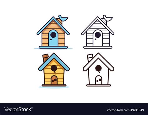 Caged Lovebirds Art Royalty Free Vector Image Vectorstock