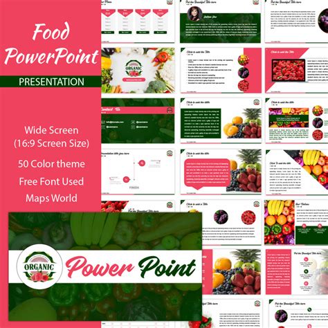 Pptx Food Powerpoint Presentation Masterbundles