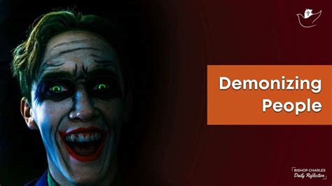 Demonizing People Diocese Of Darwin