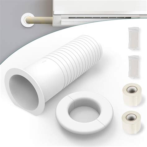 Line Set Cover With Sealing Gasket Hvac Wall Penetration And Line Set