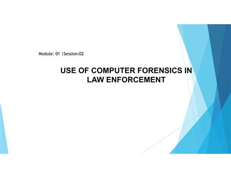 Solution Forensics Use Of Computer Forensics In Law Enforcement Steps