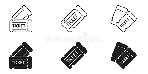 Entry Pass Symbol Collection Stock Illustrations 1666 Entry Pass Symbol Collection Stock