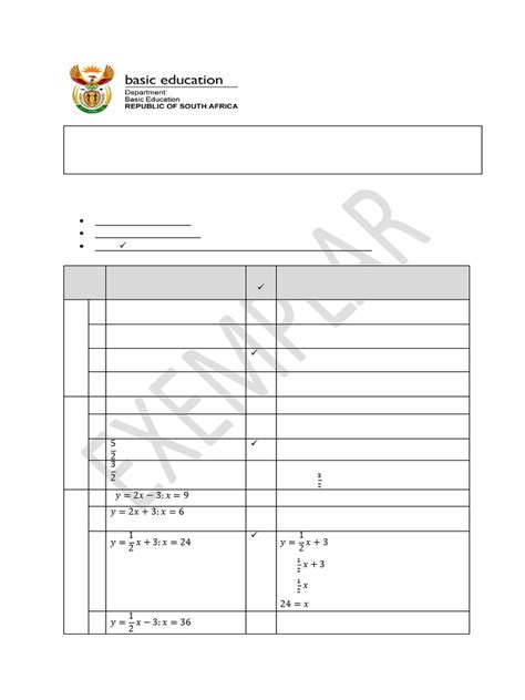 Gec Gr 9 Maths 2021 Marking Guideline 240207 205913 Pdf Elementary Geometry Geometric