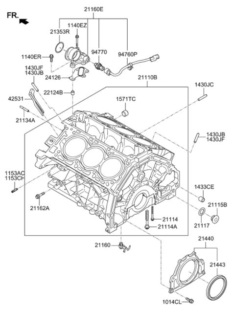 Cylinder Block 2021 Kia Stinger