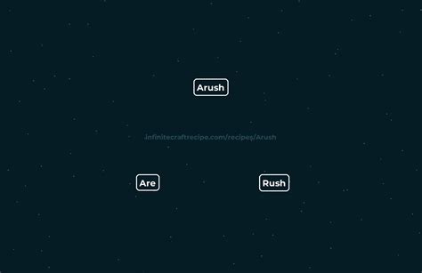 🤔 Arush Recipe How To Make Arush In Infinite Craft