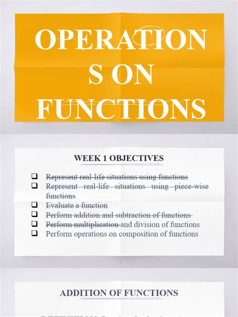 Genmath Week1 Operations On Functionedited Pdf Function