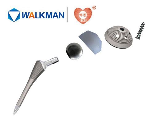 Orthopedic Titanium Alloy Cementless Hip Replacement Implant With Sand Blast Coating