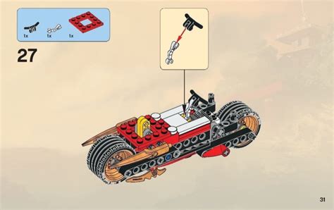 Lego Instructions For Set 9441 Kais Blade Cycle Ninjago Rise Of The