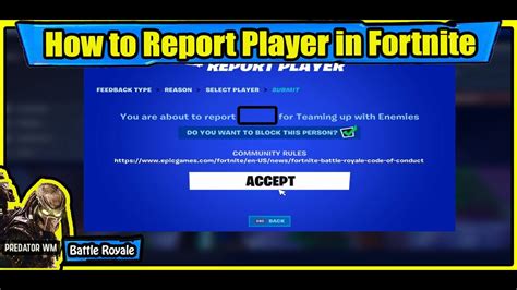 How To Report A Player In Fortnite Save The World Or Battle Royale