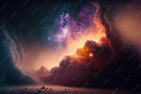 Premium Photo Space Cosmos Illustration On The Origin Of Life
