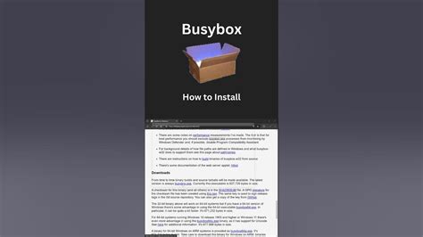 run linux commands on windows with busybox youtube