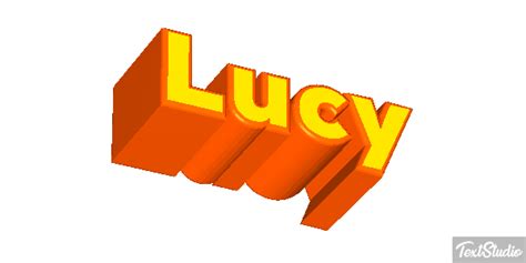 Lucy Name Animated  Logo Designs