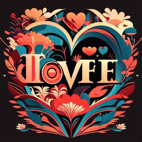 Premium Vector Love Vector Illustration