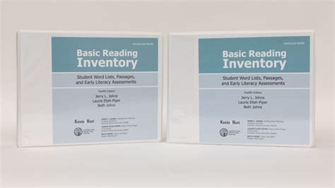 Jerry Johns Basic Reading Inventory American Printing House