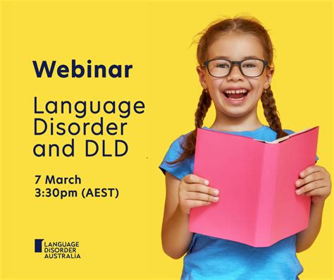Upcoming Webinar Language Disorder And Dld Language Disorder Australia