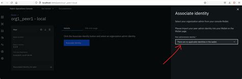 Fabric Operations Console Setup Issue No Applicable Identities In Wallet · Issue 308