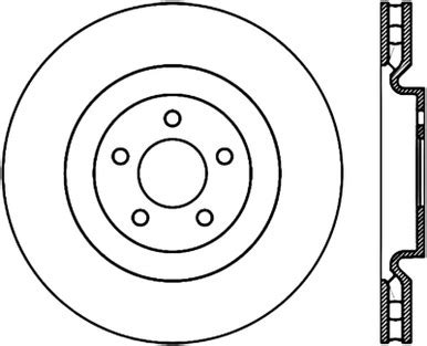 Stoptech 07 14 Ford Mustang Cryo Stop Front Premium Rotor Modbargains