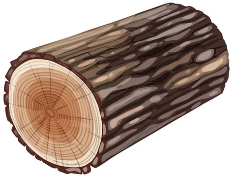 Premium Vector Detailed Vector Illustration Of A Log