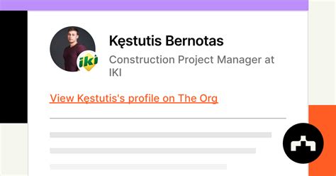 Kęstutis Bernotas Construction Project Manager At Iki The Org
