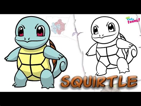 How To Draw Squirtle With Glasses